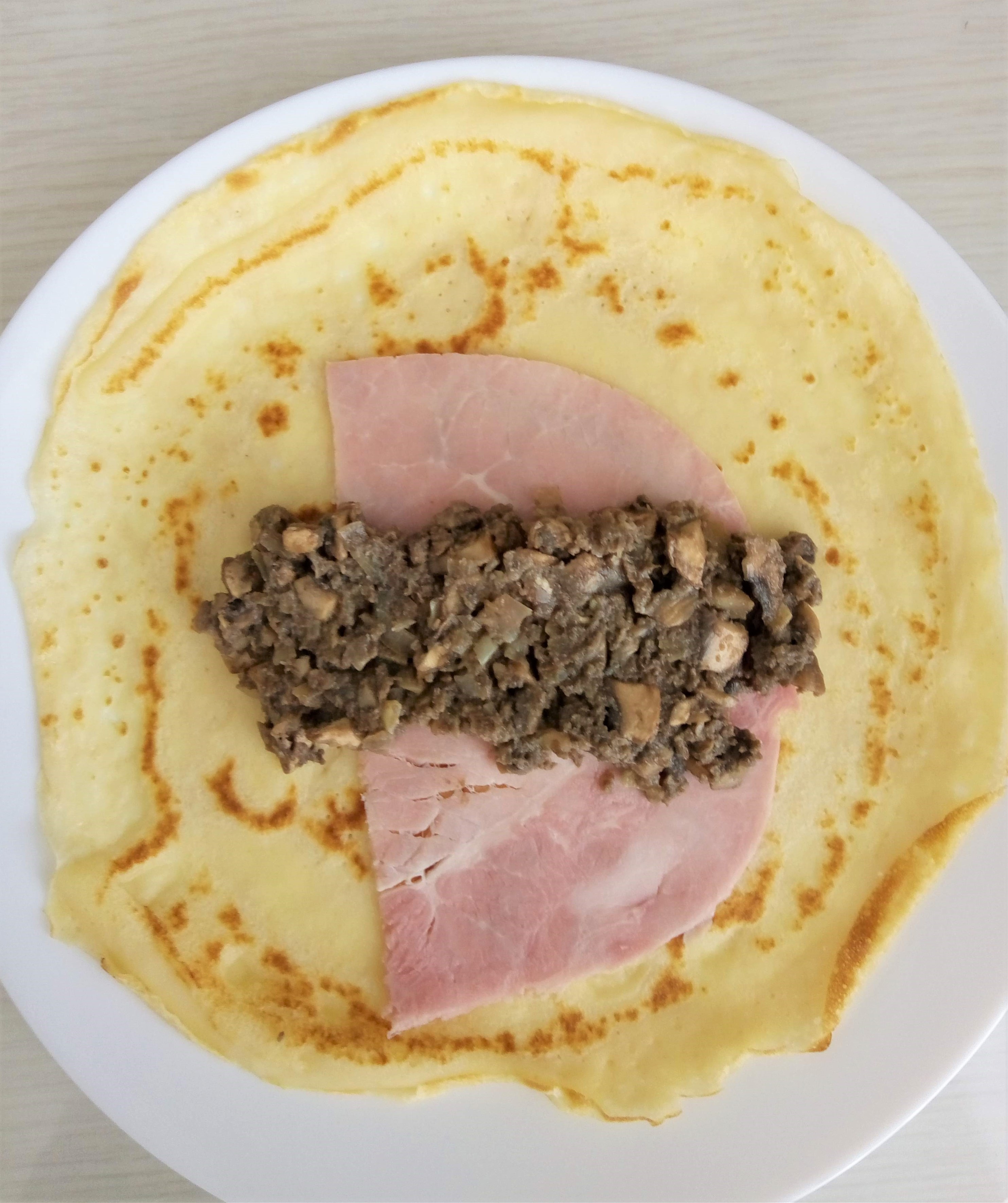 La ficelle picarde (crêpe jambon et champignons) - Les petits secrets ...